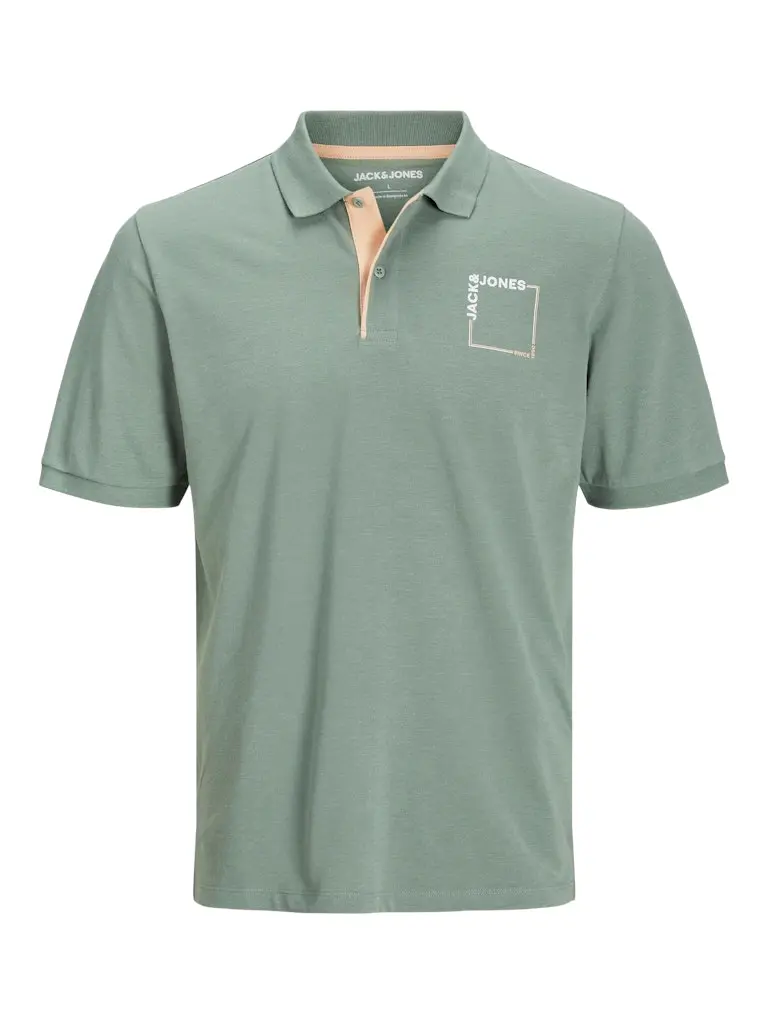 JACK & JONES Muška polo majica 12269307, Maslinasta