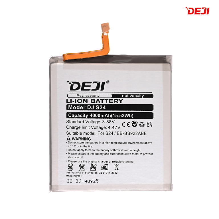 Baterija Deji za Samsung S921B Galaxy S24(4000mAh)EB-BS922ABE