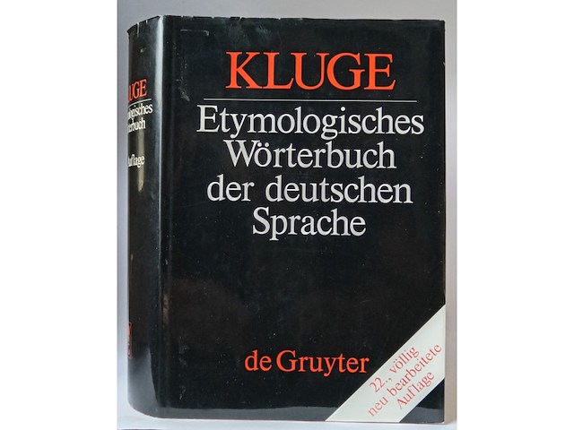 Kluge - Etymologisches Wörterbuch der deutschen Sprache