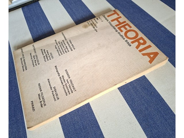 Habermas i marksizam, Theoria broj 1 i 2 / 1984
