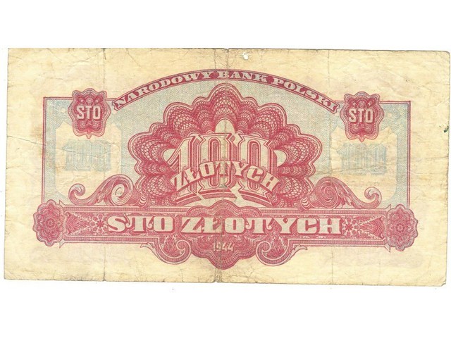Poljska 100 zlota 1944