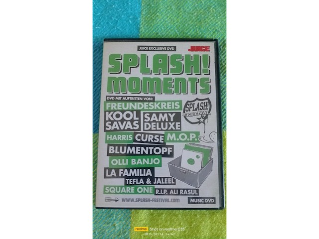 MUZIC DVD SPLASH MOMENTS
