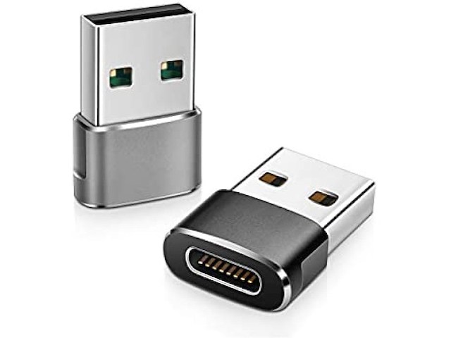 E-Green Adapter  USB 3.0 (M) - USB 3.1 Tip C (F) crni
