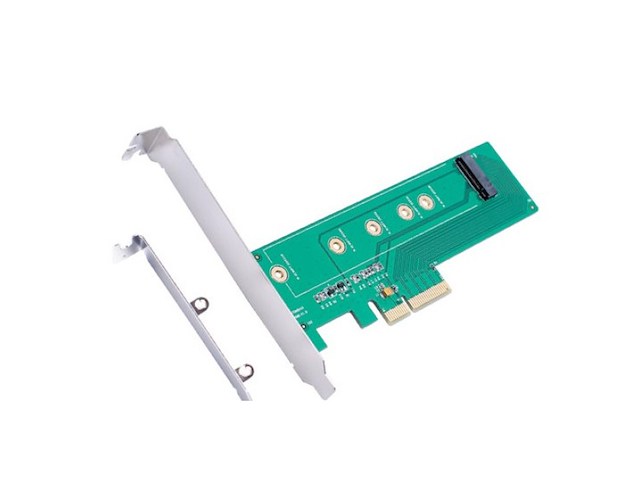 E-Green PCI Express M.2 (NGFF/SSD) na PCI Express 3.0 x 4 Adapter
