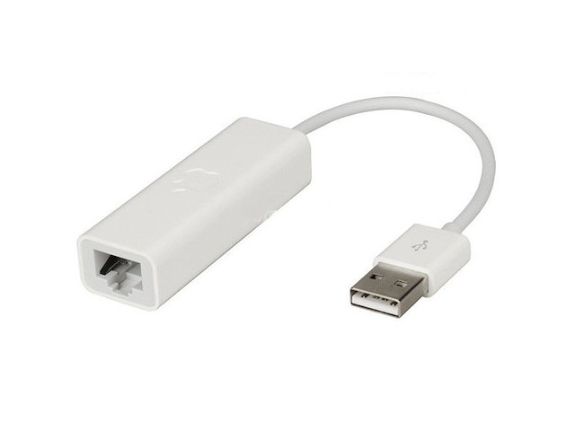 E-Green Mrežni Adapter USB 2.0 (M) - 10/100Mbps ethernet RJ-45 (F) beli
