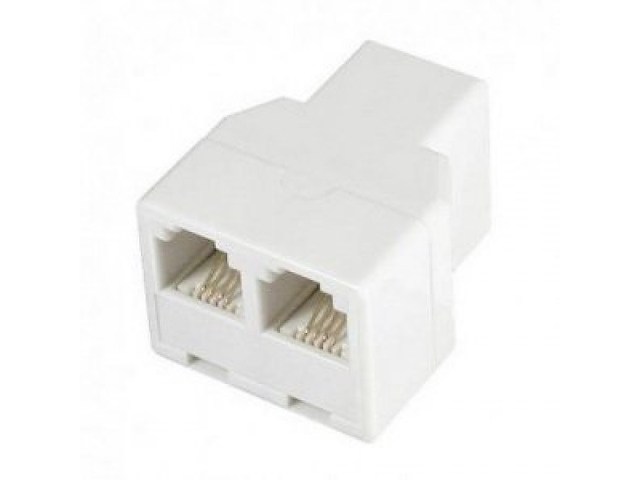 E-Green RJ-45 8/8 razdelnik (F/2F)