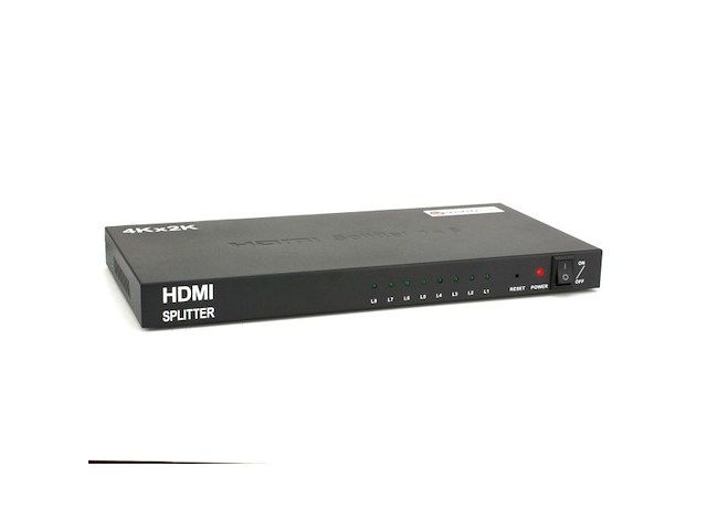 E-Green 1.4 HDMI spliter 1x in - 8x out 1080P Activ