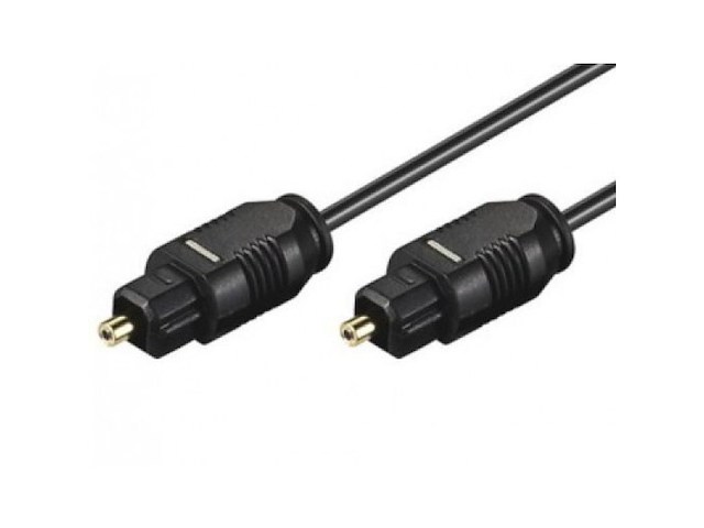 E-Green Kabl Optički Audio 2.2mm sa Toslink konektorima M/M 2m crni