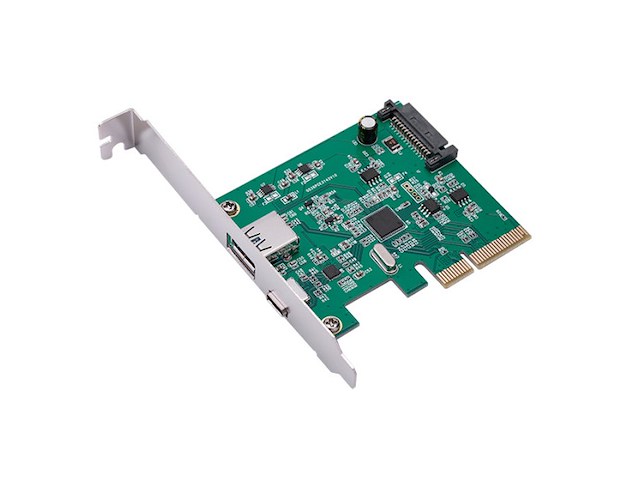 E-Green PCI-Express kontroler USB 3.1 Type-A+USB-C Host
