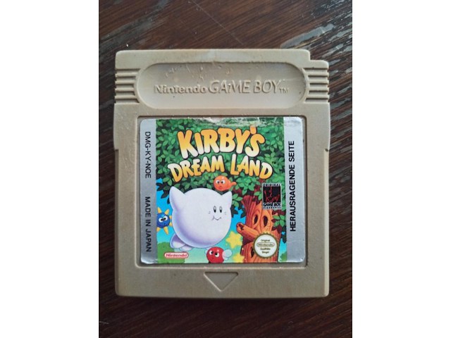 nintendo game boy igrica kirby s dream land ispr sa sli
