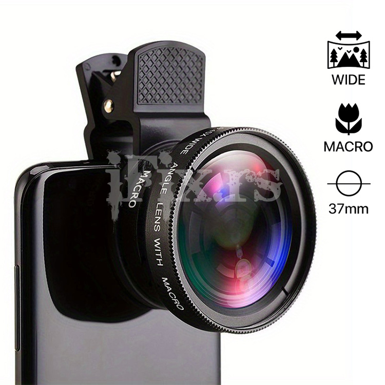 Objektiv za mobilni telefon univerzalni 37mm crni