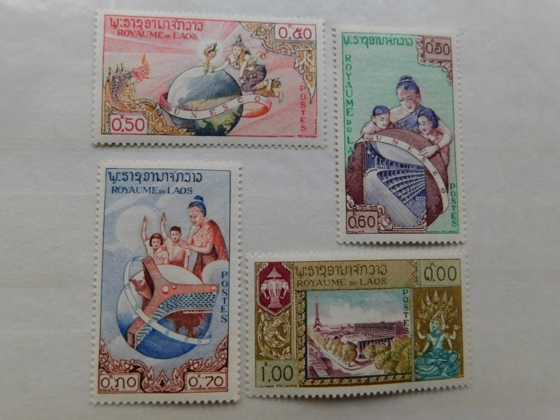 LAOS 1958 KOMPLET ČISTA SERIJA