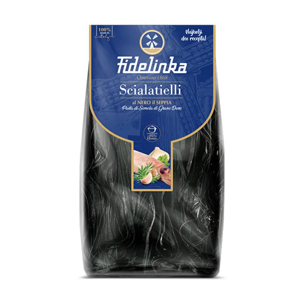 Fidelinka Makarone Spirala, Crna sipa Nero, 400g