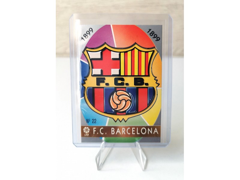 FC Barcelona grb Mundi Cromo 1997-1998