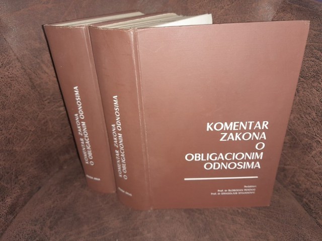 Komentar zakona o obligacionim odnosima 1-2,Perović Kak