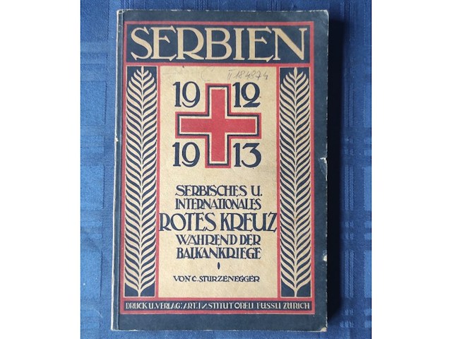 Serbien Rotes kreuz 1912-1913