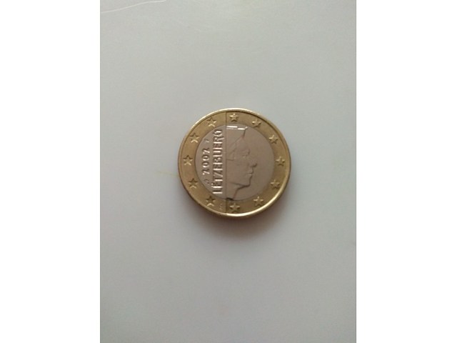 1 euro Luksemburg  2002.