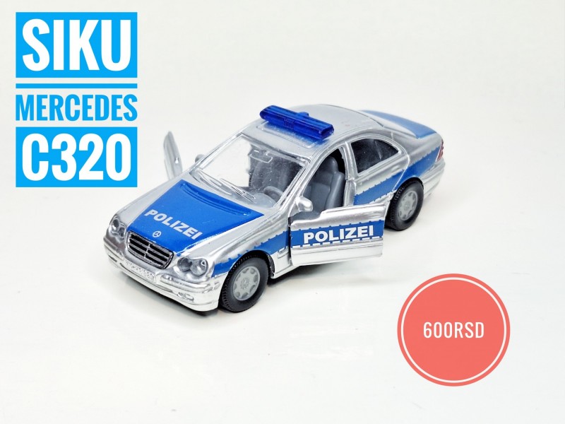 SIKU Mercedes C320 policijski auto