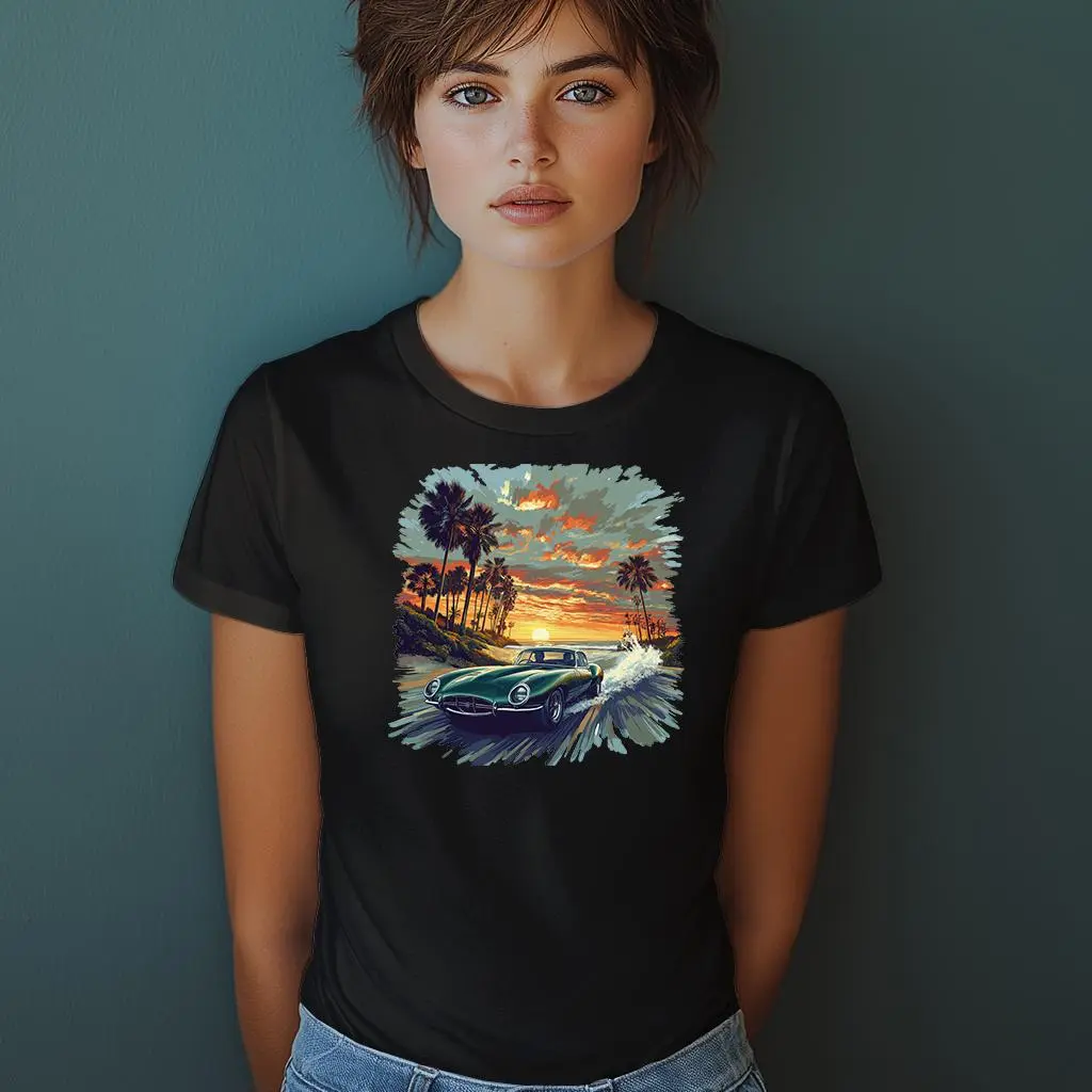 Camiseta Majica sa štampanim printom Cam 836, Ženska, Crna
