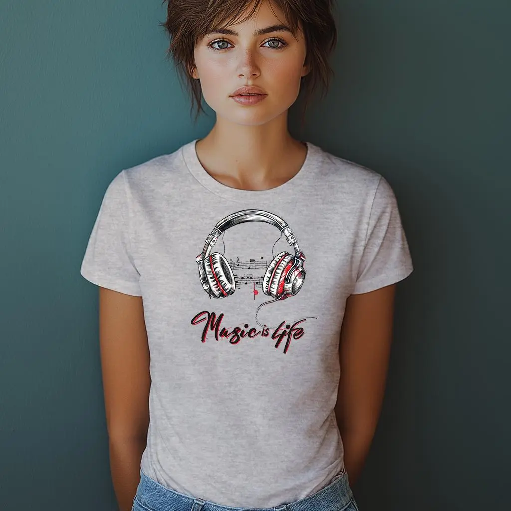 Camiseta Majica sa štampanim printom Cam 803, Ženska, Hrom
