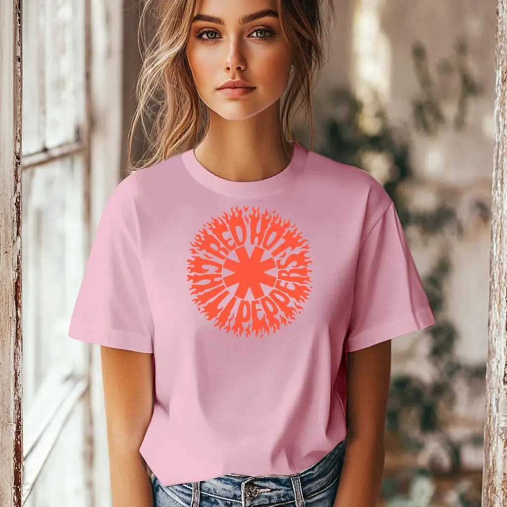 Camiseta Majica sa štampanim printom Cam 819, Ženska, Roze