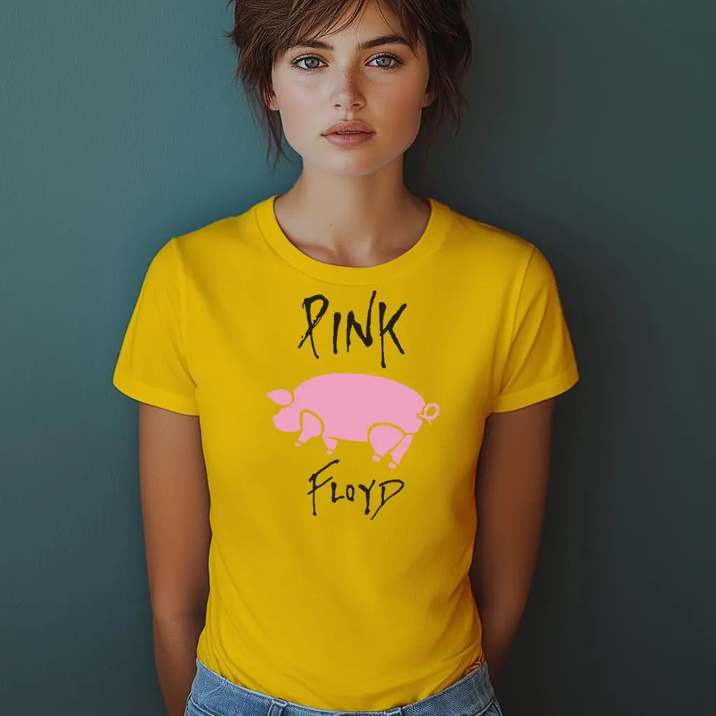 Camiseta Majica sa štampanim printom Cam 821, Ženska, Zlatne boje