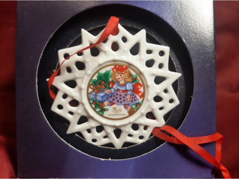 VINTAŽ KOLEKCIONARSKI HUTSCHENREUTHER PORCELAN UKRAS