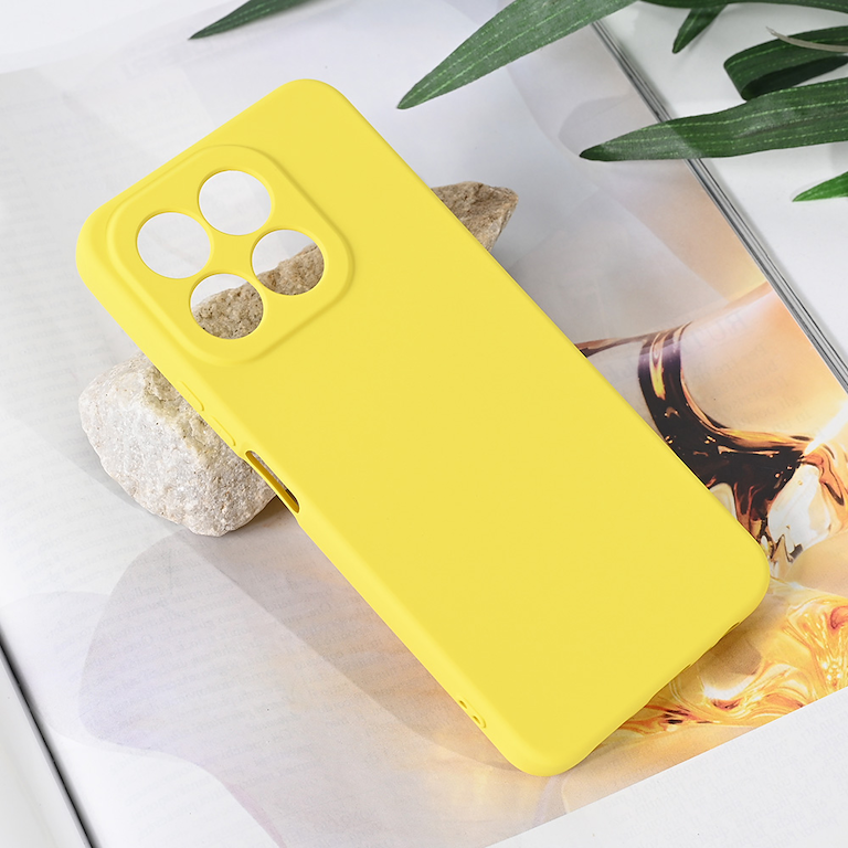 Zastitna maska (futrola) Teracell Soft Velvet - Huawei Honor X6c zuta