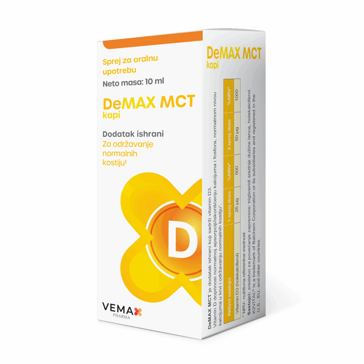 DEMAX MCT -Vitamin D 10ml
