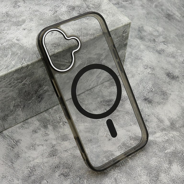 Zastitna maska (futrola) COLOR RING MagSafe - iPhone 17 crna (MS)