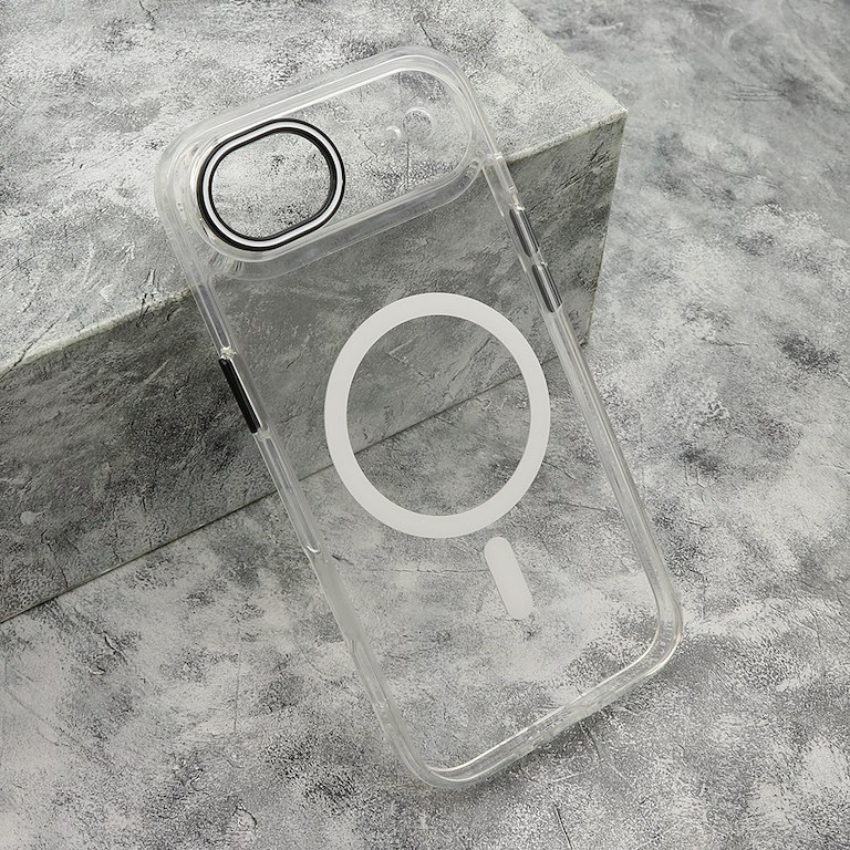 Zastitna maska (futrola) COLOR RING MagSafe - iPhone 17 Air bela (MS)