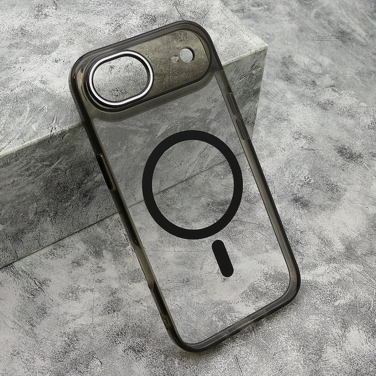 Zastitna maska (futrola) COLOR RING MagSafe - iPhone 17 Air crna (MS)