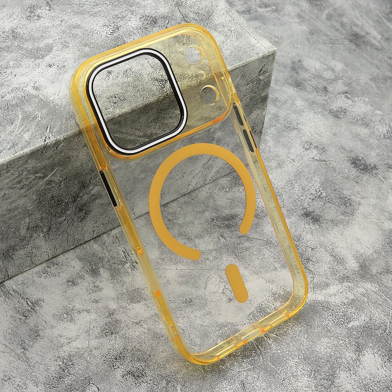 Zastitna maska (futrola) COLOR RING MagSafe - iPhone 17 Pro narandzasta (MS)