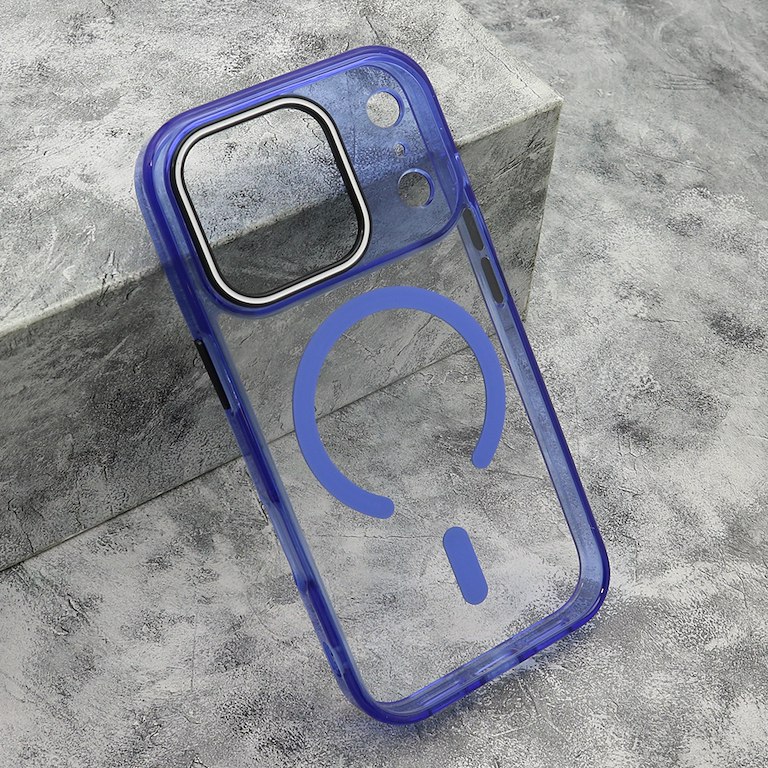 Zastitna maska (futrola) COLOR RING MagSafe - iPhone 17 Pro plava (MS)
