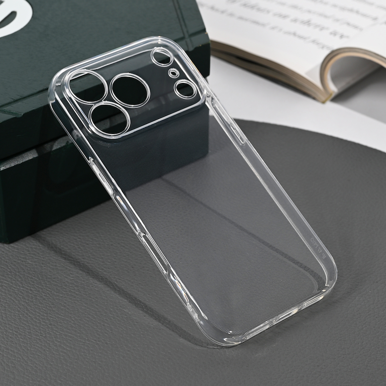 Zastitna silikonska maska (futrola) Skin - iPhone 17 Pro Transparent