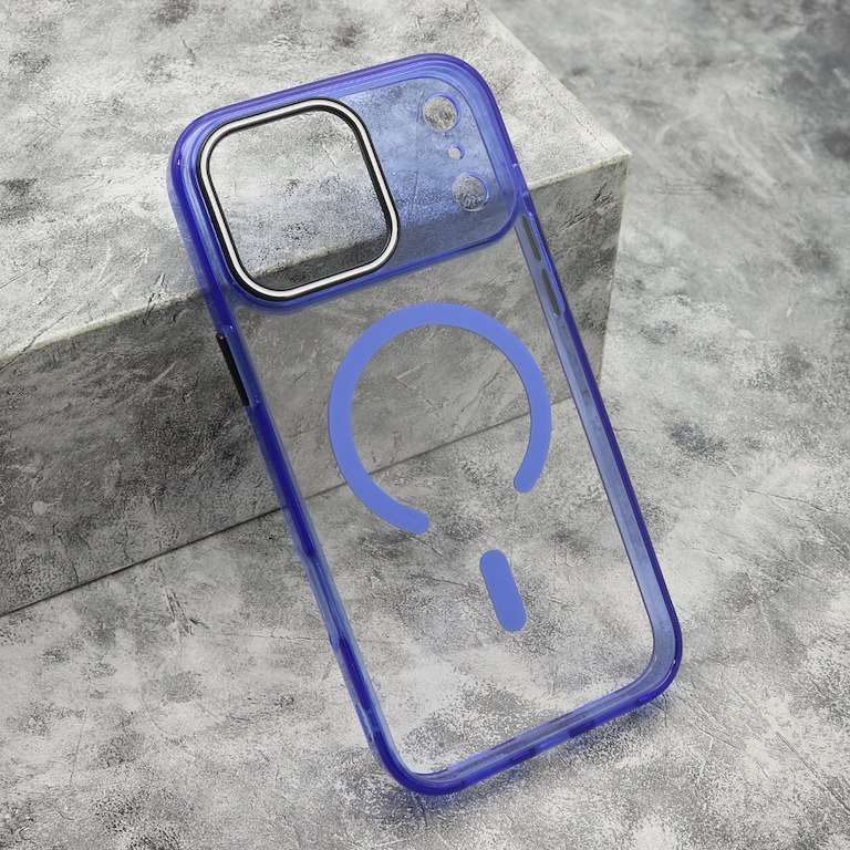 Zastitna maska (futrola) COLOR RING MagSafe - iPhone 17 Pro Max (6.9) plava (MS)