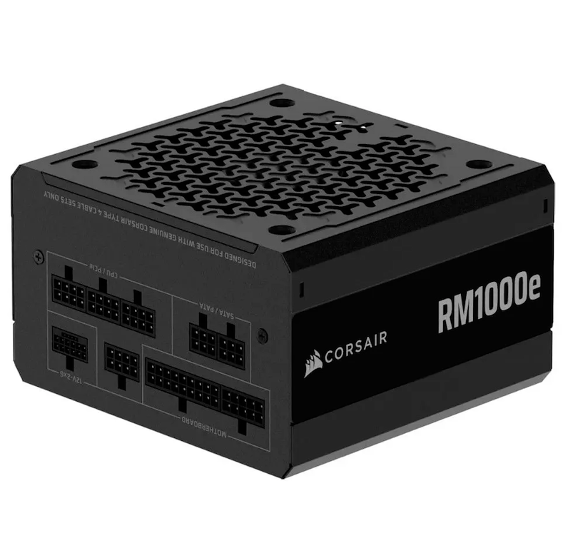 NAPAJANJE CORSAIR RM1000e 1000W/ATX 3.1/PCIe 5.1/80+GOLD/modularno/CRNA