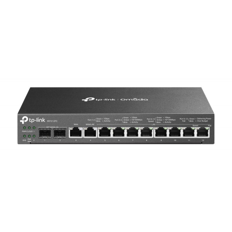 ER7212PC 3U1 kontroler+VPN Firewall ruter+Poe switch