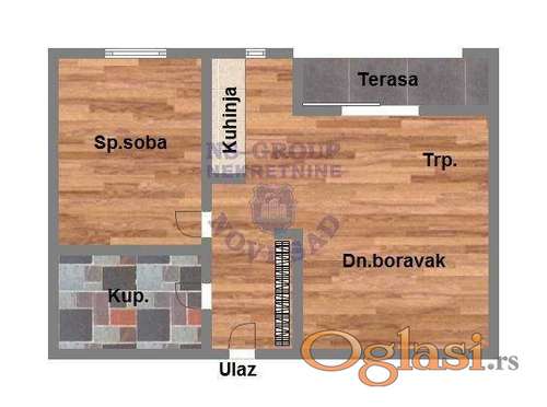 Dvosoban u izgradnji! TOP lokacija!