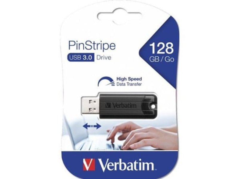 VERBATIM PINST.128GB USB FLASH 3.0 (49319)