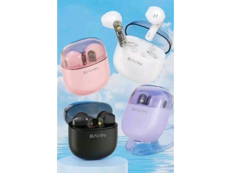 BAVIN WIRELESS EARPHONE B61 SLUŠALICE BELA