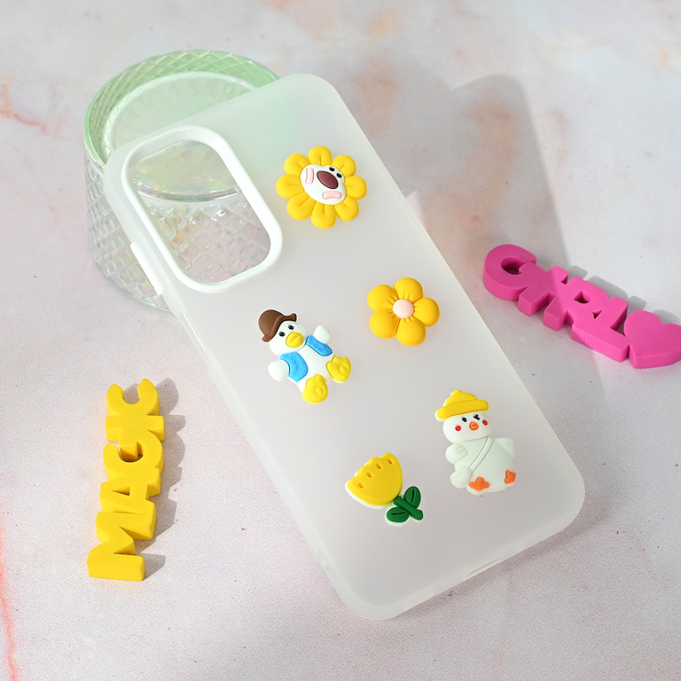 Zastitna maska (futrola) Cute - Samsung A175 Galaxy A17 bela