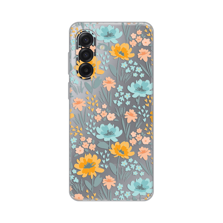 Zastitna ultra tanka (skin) maska / futrola PRINT - Samsung A175 Galaxy A17 Lovely Flowers