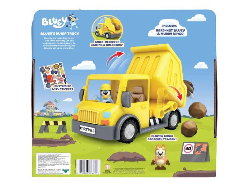 DEXY CO BLUEY DUMP TRUCK SET