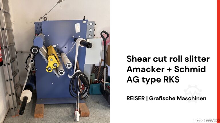 Slitter premotač
Amacker + Schmid AG Modell RKS