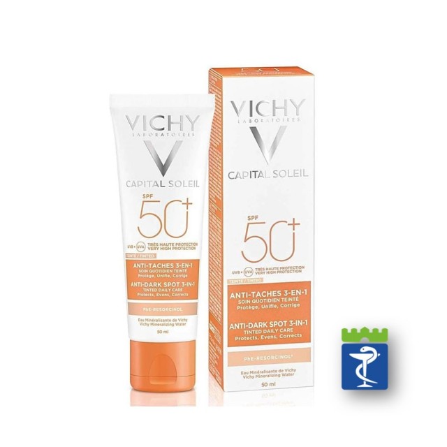 VICHY CAPITAL SOLEIL ANTI DARK SPOT FACE CREAM SPF50 50ML