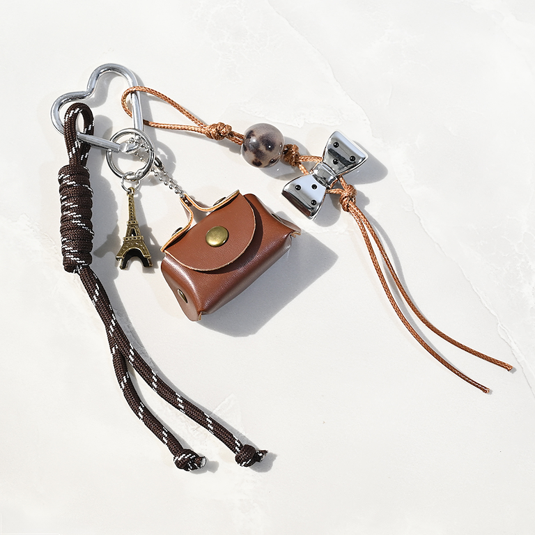 Privezak Fashion Bag braon