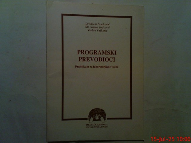 PROGRAMSKI PREVODIOCI  -  GRUPA AUTORA