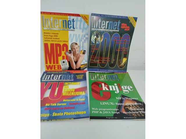 Časopis INTERNET - četiri broja