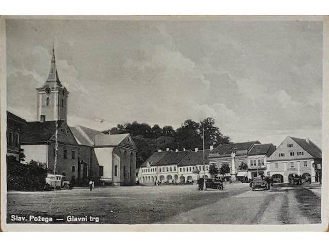 Razglednica `SLAVONSKA POŽEGA` Kraljevina Jugoslavija